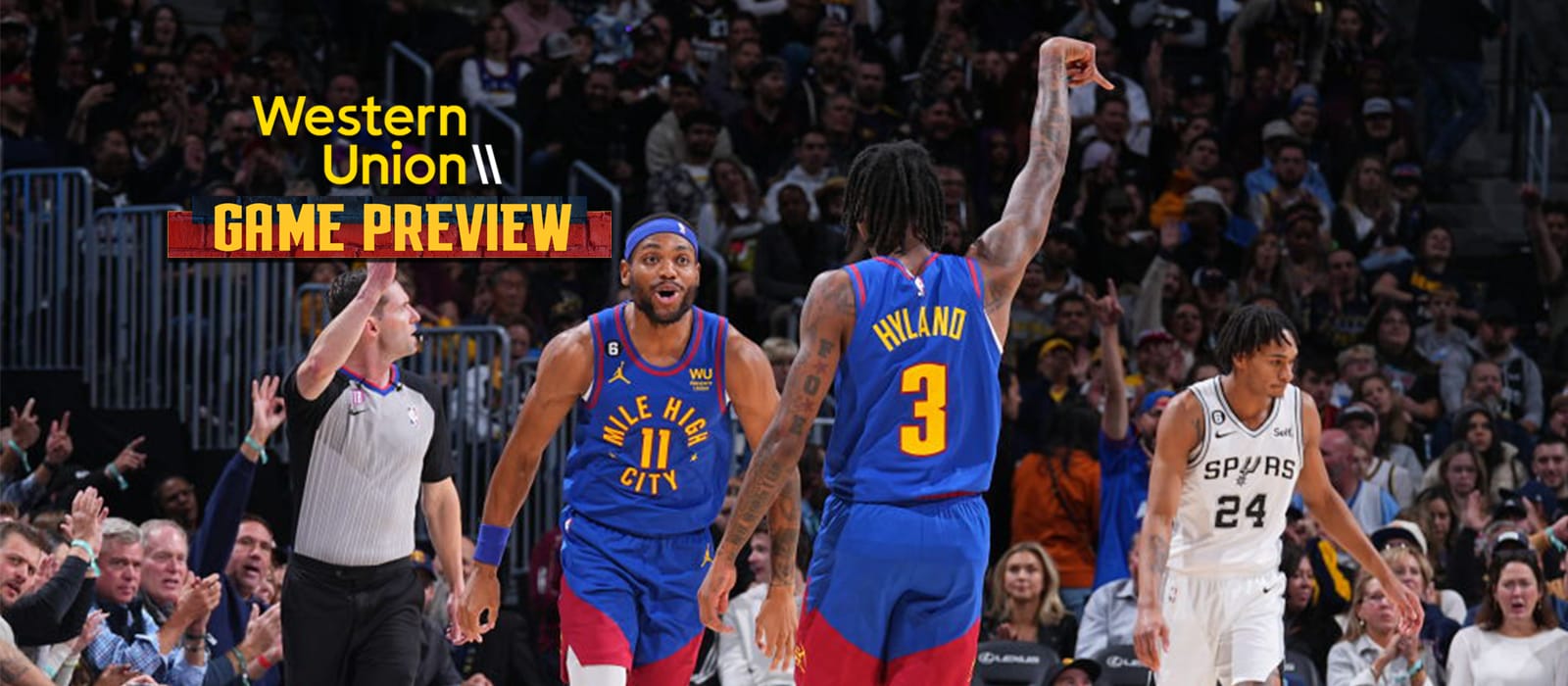 NUGGETS FIND THEMSELVES IN FIRST PLACE IN WEST, FACE BLAZERS | Denver ...