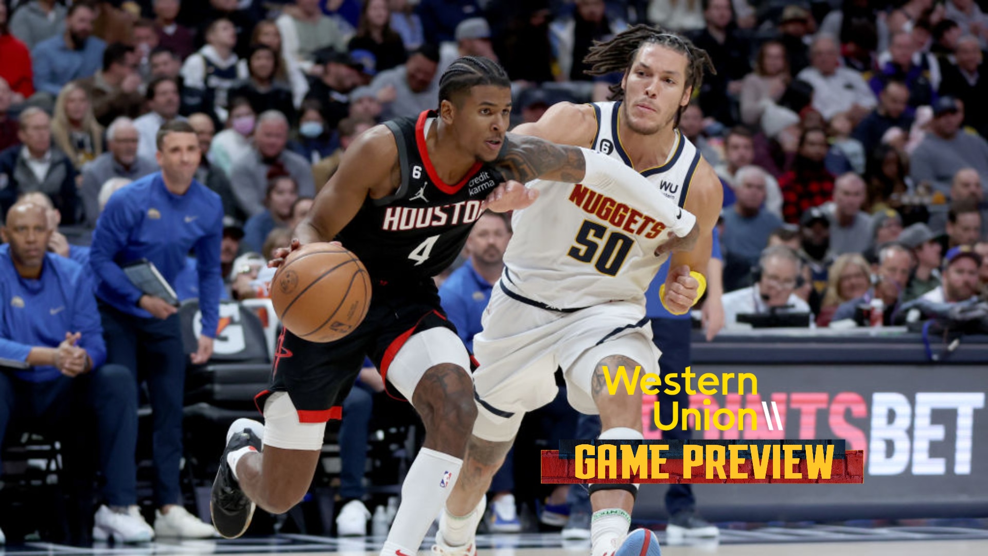NUGGETS LOOK TO CLINCH BEST RECORD IN WESTERN CONFERENCE IN HOUSTON ...