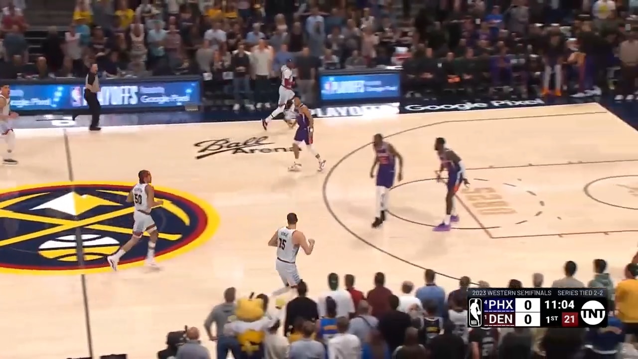 Michael Porter Jr. Lights Up from 3PT Line in Game 5 Against Suns | 5-9-23