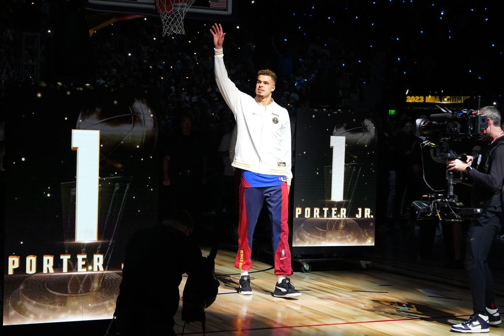 Nuggets celebrate NBA title with Championship Ring and Banner Raising ...