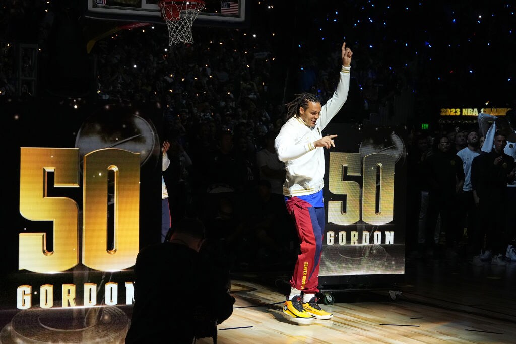 Nuggets celebrate NBA title with Championship Ring and Banner Raising ...