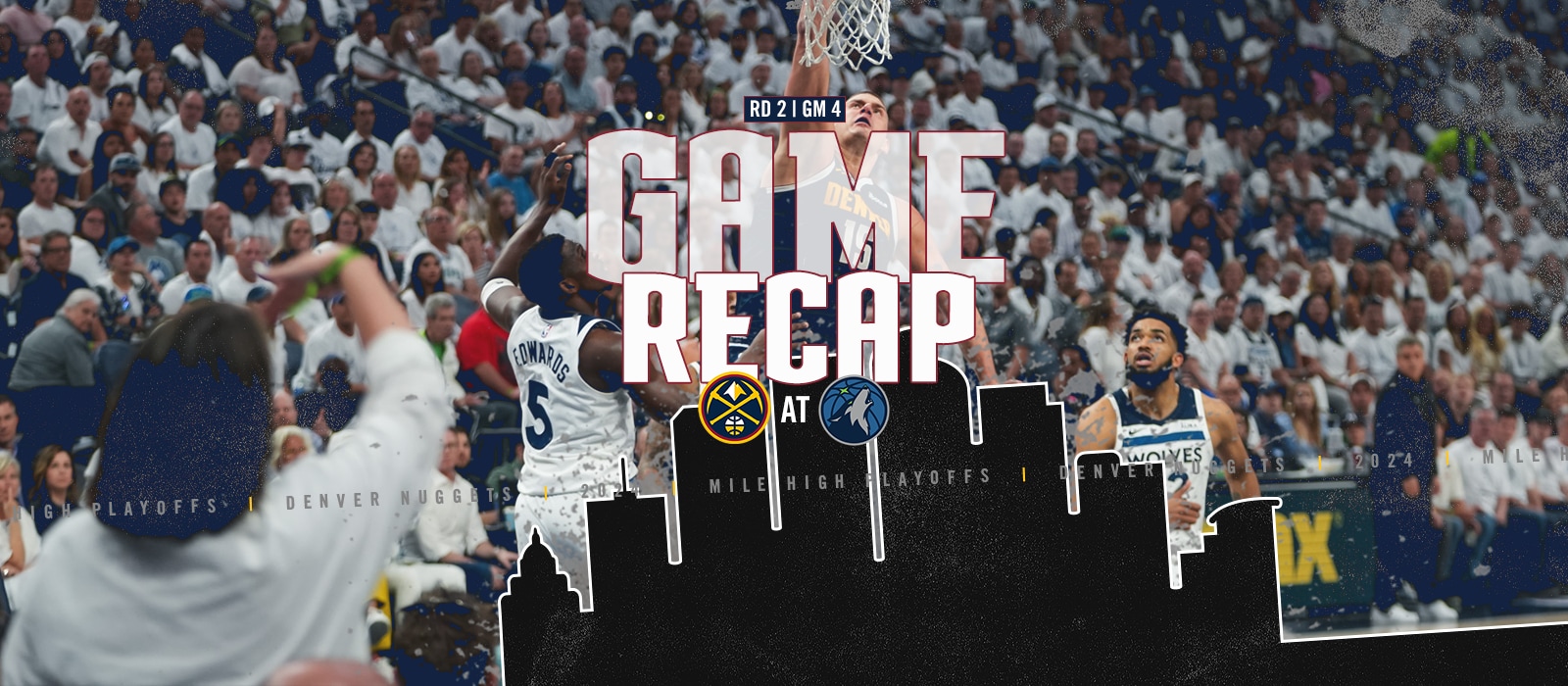 Nuggets tie second-round series up after massive road win against Timberwolves | Denver Nuggets