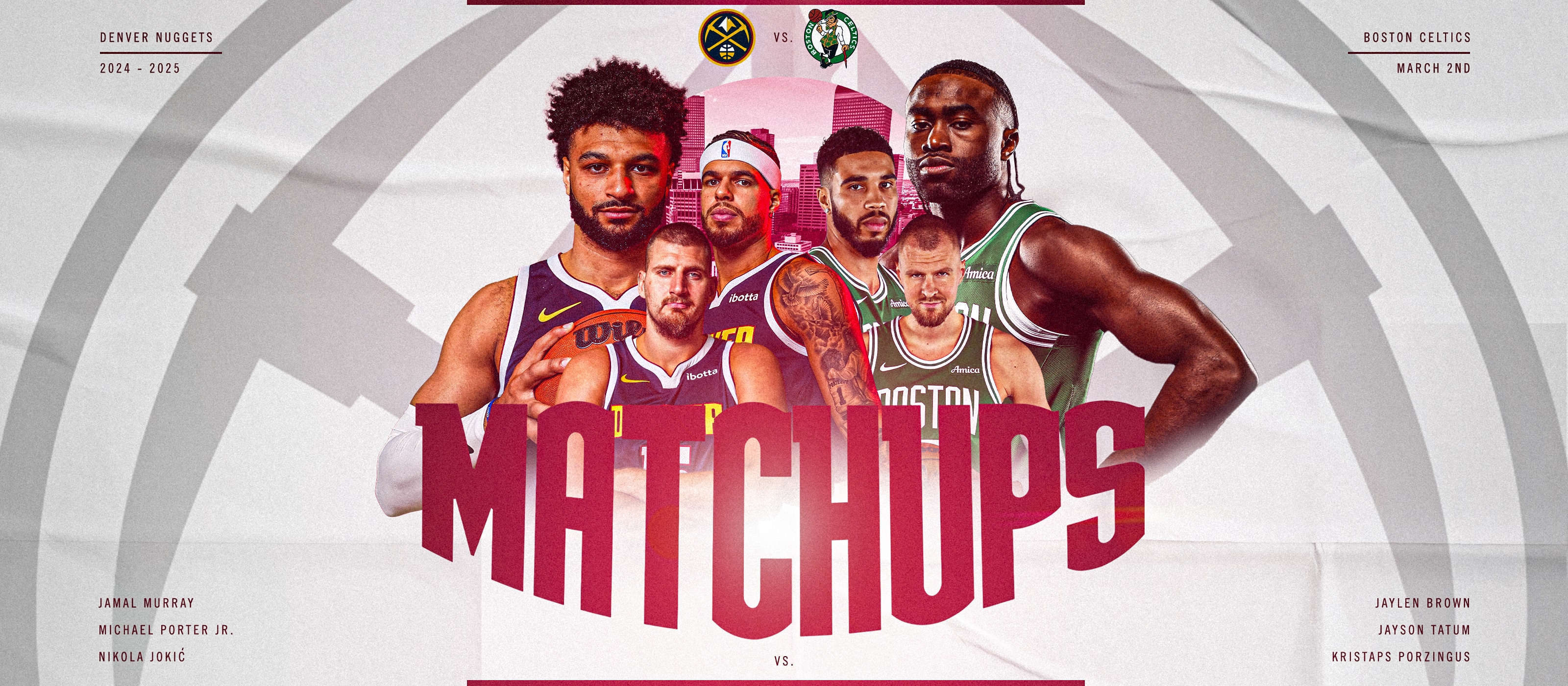 Matchups: The defending champion Boston Celtics | Denver Nuggets