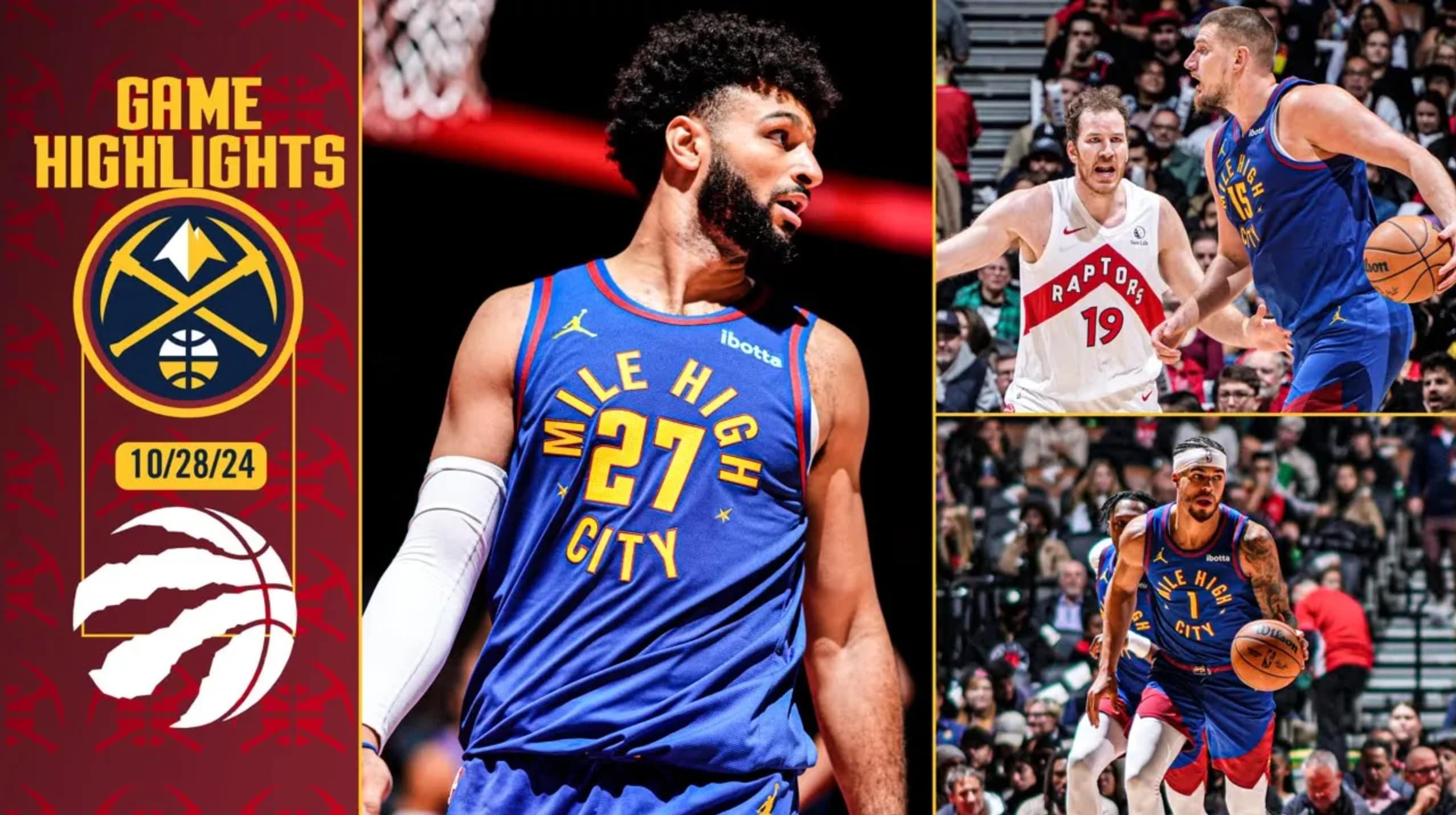 Denver Nuggets vs Toronto Raptors Oct 28, 2024 Game Summary