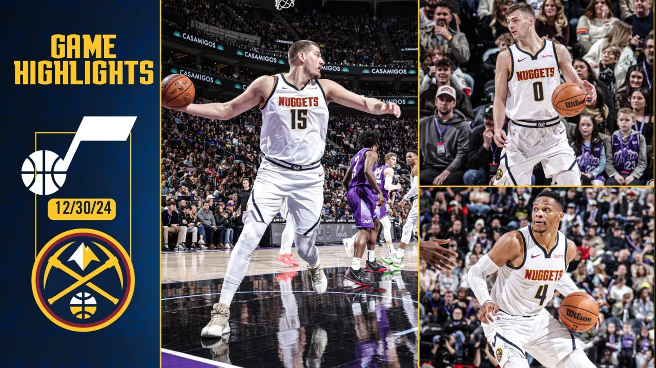 Denver Nuggets vs Utah Jazz Dec 30, 2024 Game Summary