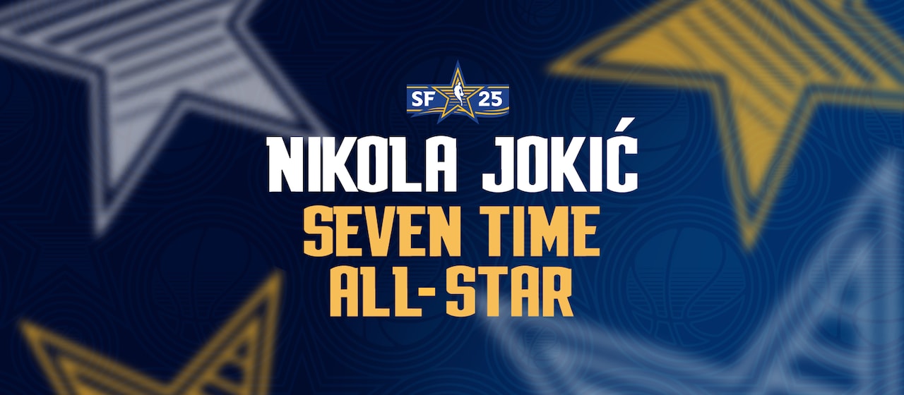 Nikola Jokić Voted as Starter for 2025 NBA All-Star Game | Denver Nuggets