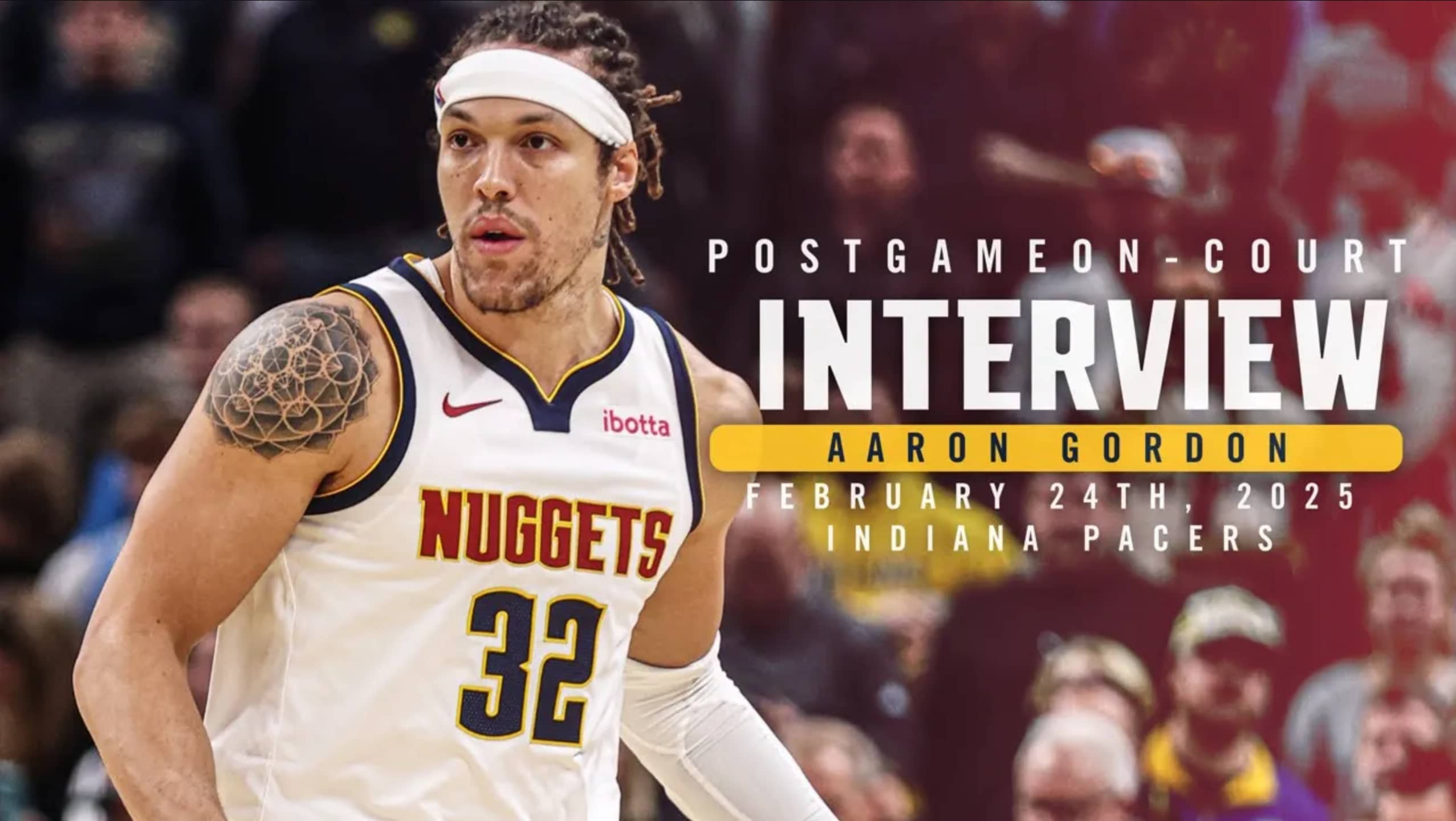 Nuggets Postgame Availability: Aaron Gordon (02/24/2025)
