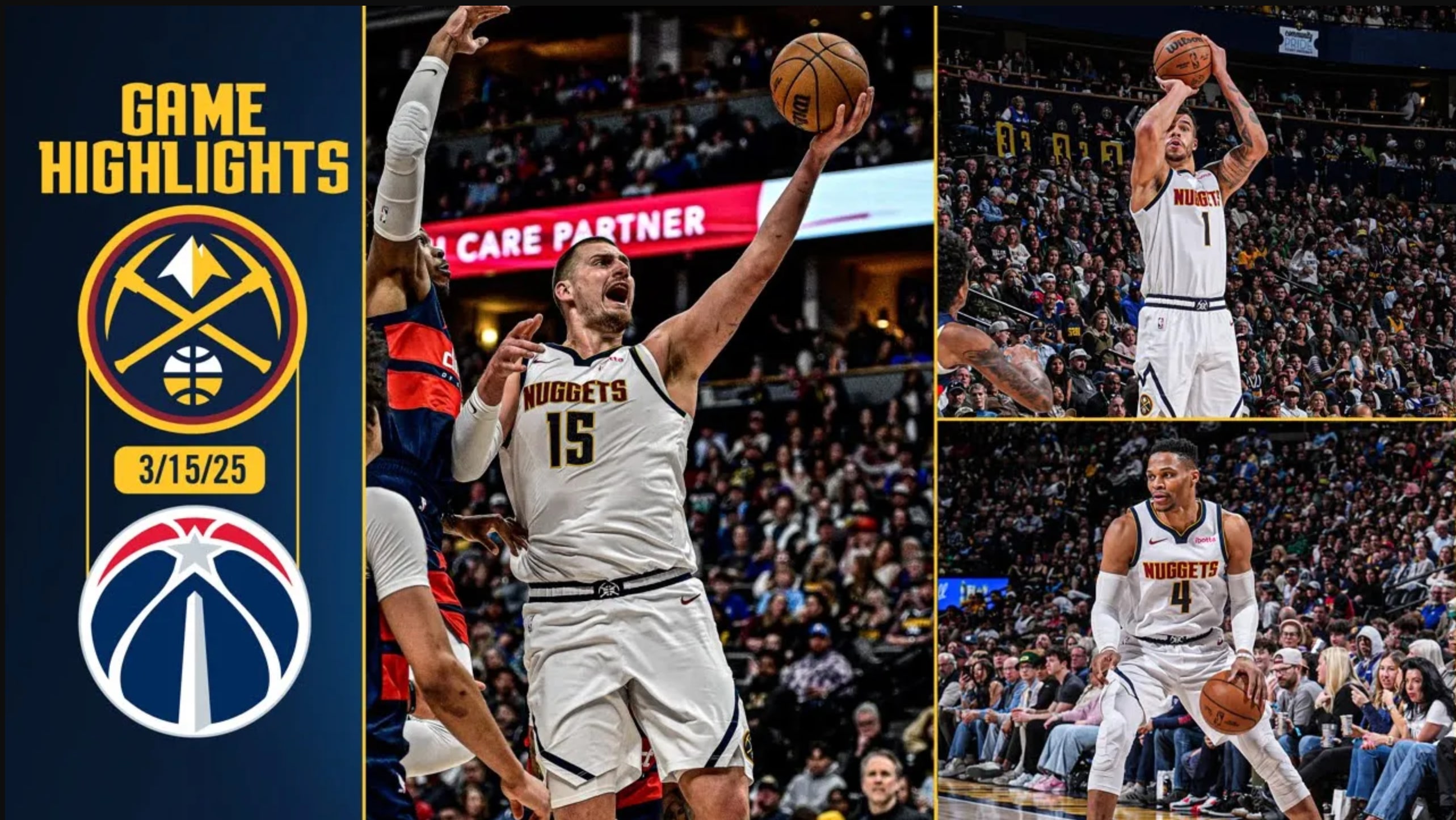 Washington Wizards vs Denver Nuggets Mar 15, 2025 Game Summary