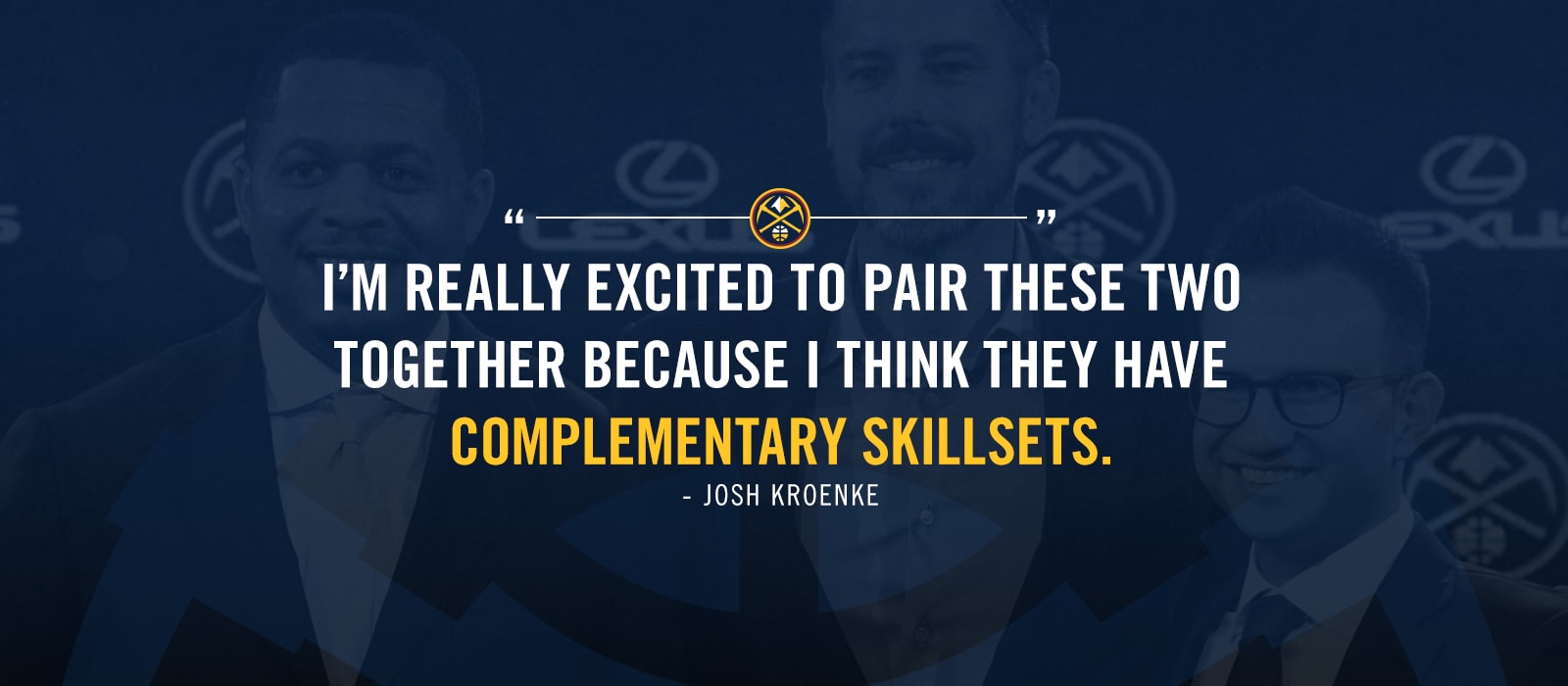 A new era is underway: Nuggets introduce Ben Tenzer and Jonathan ...