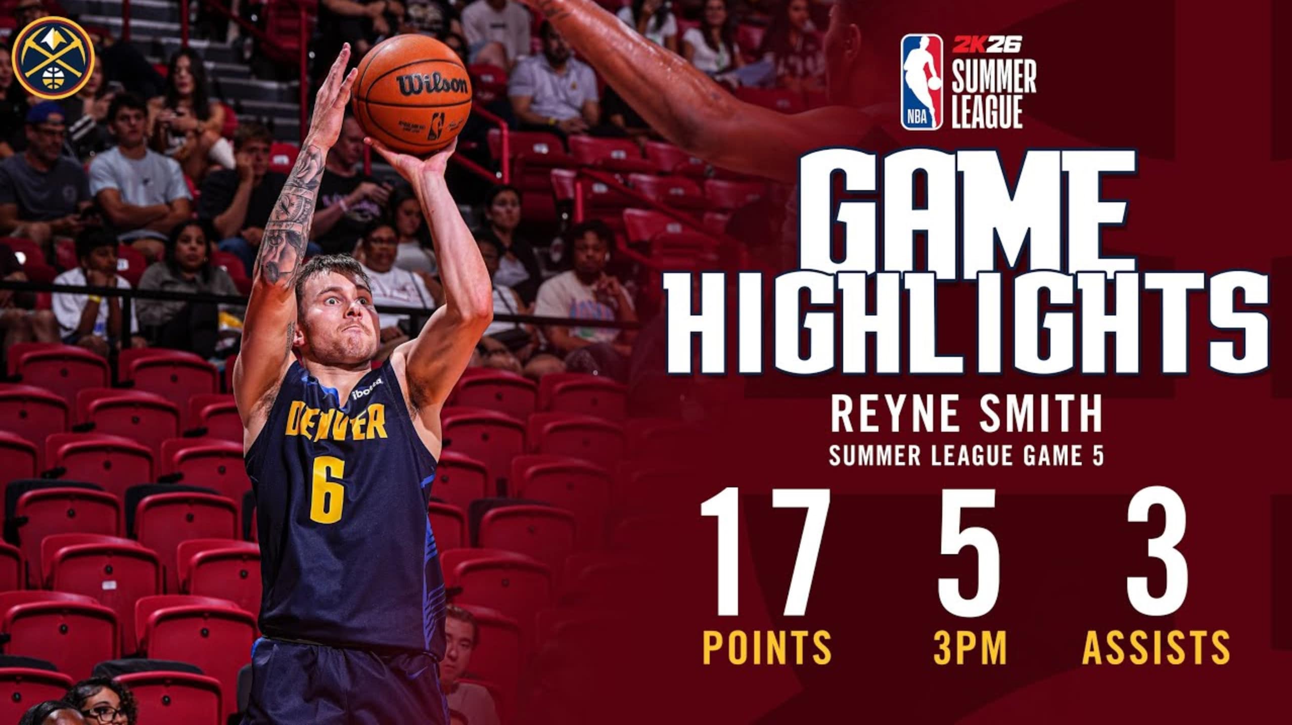 Reyne Smith Highlights vs. Lakers 📺 Game 5 | 2025 NBA 2K Summer League ...