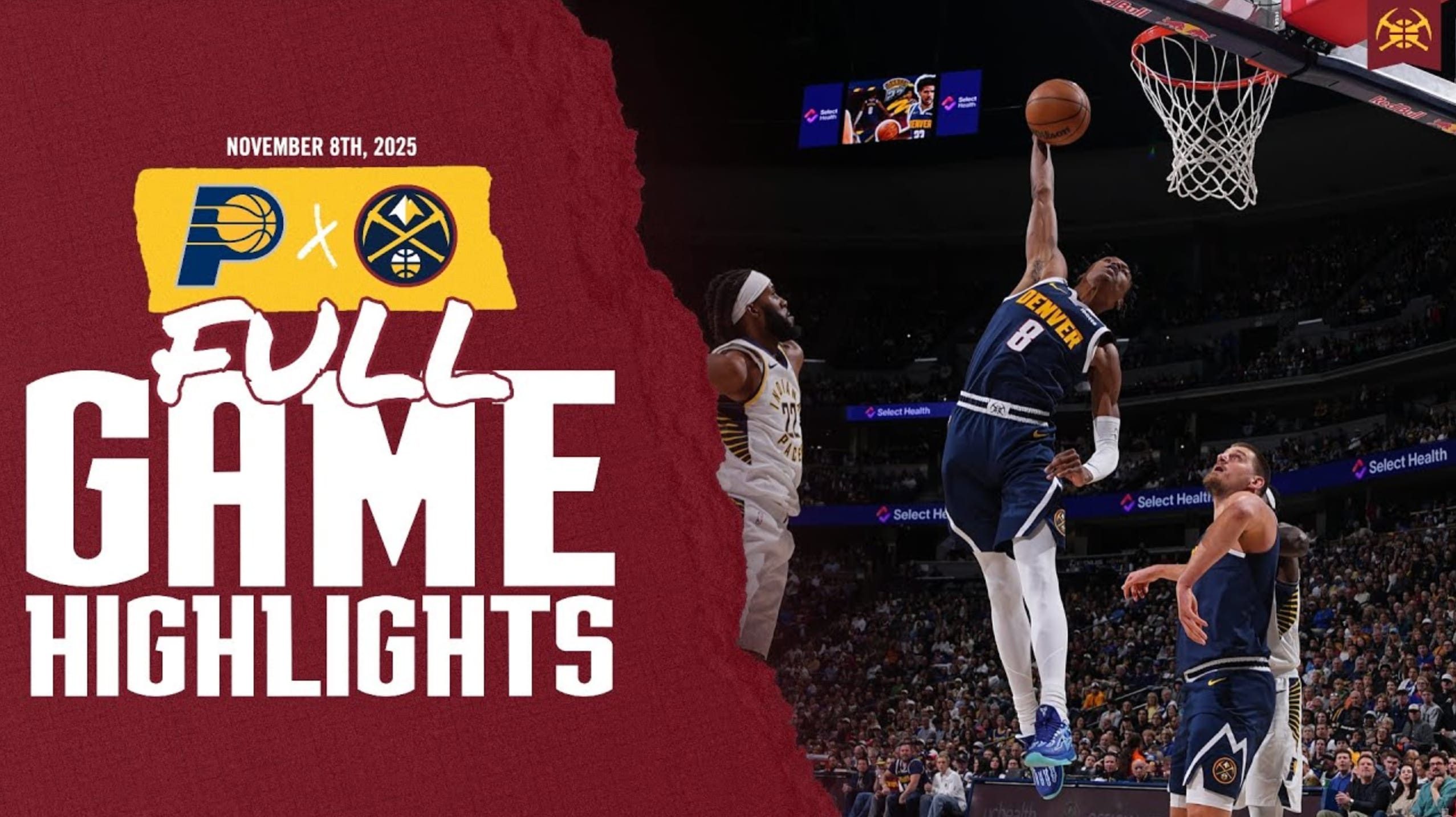 Indiana Pacers vs Denver Nuggets Nov 8, 2025 Game Summary