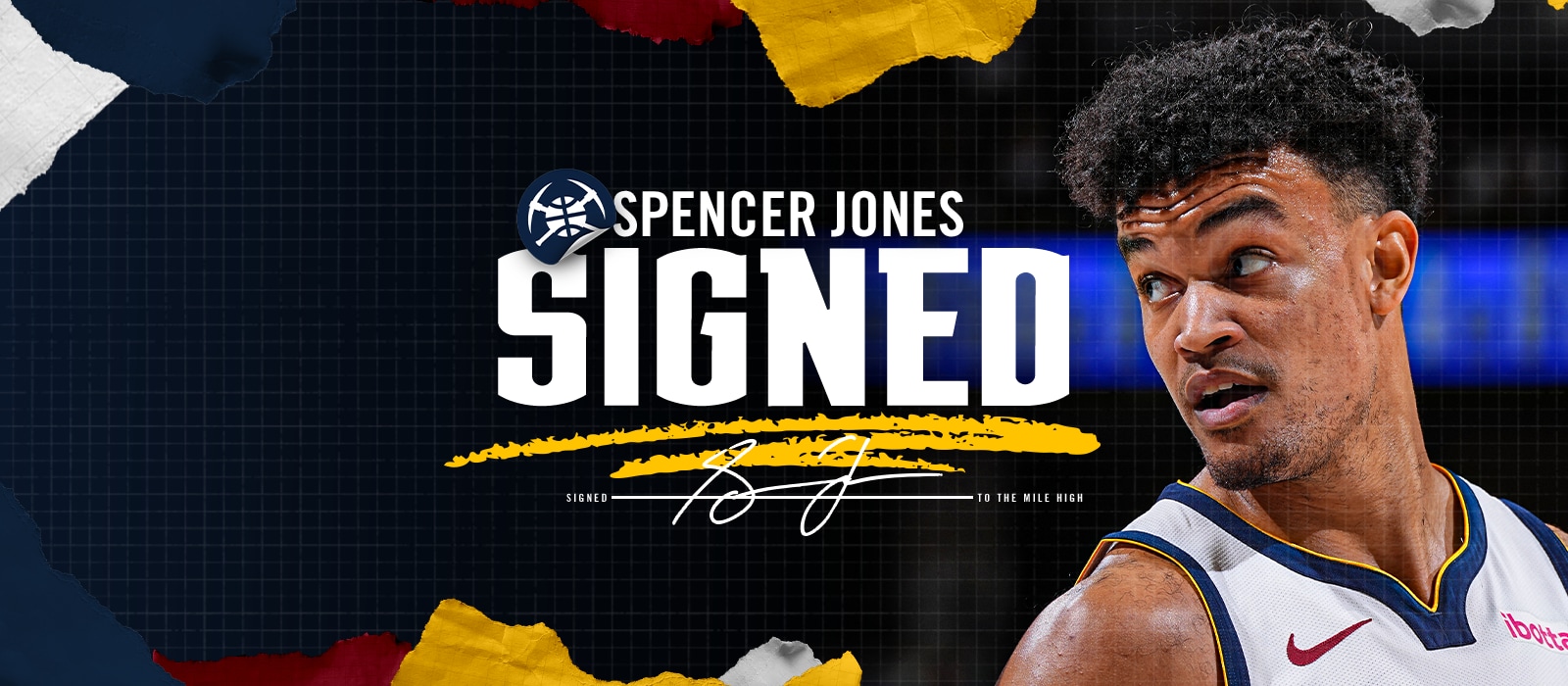 NUGGETS SIGN SPENCER JONES TO NBA CONTRACT | Denver Nuggets