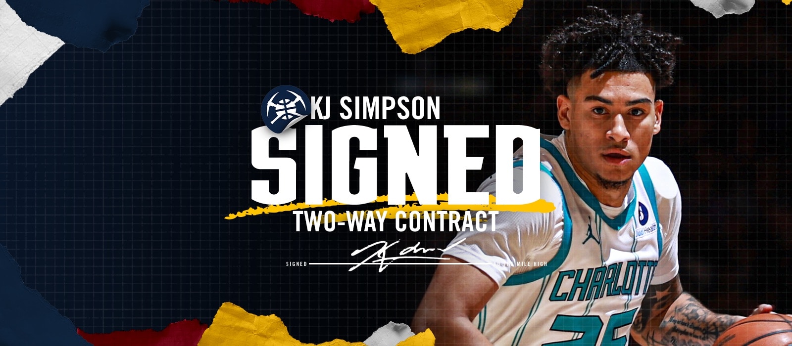 NUGGETS SIGN KJ SIMPSON TO TWO-WAY CONTRACT | Denver Nuggets