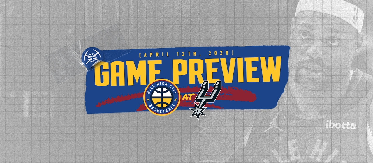Nuggets play Spurs in final game of the season | Denver Nuggets