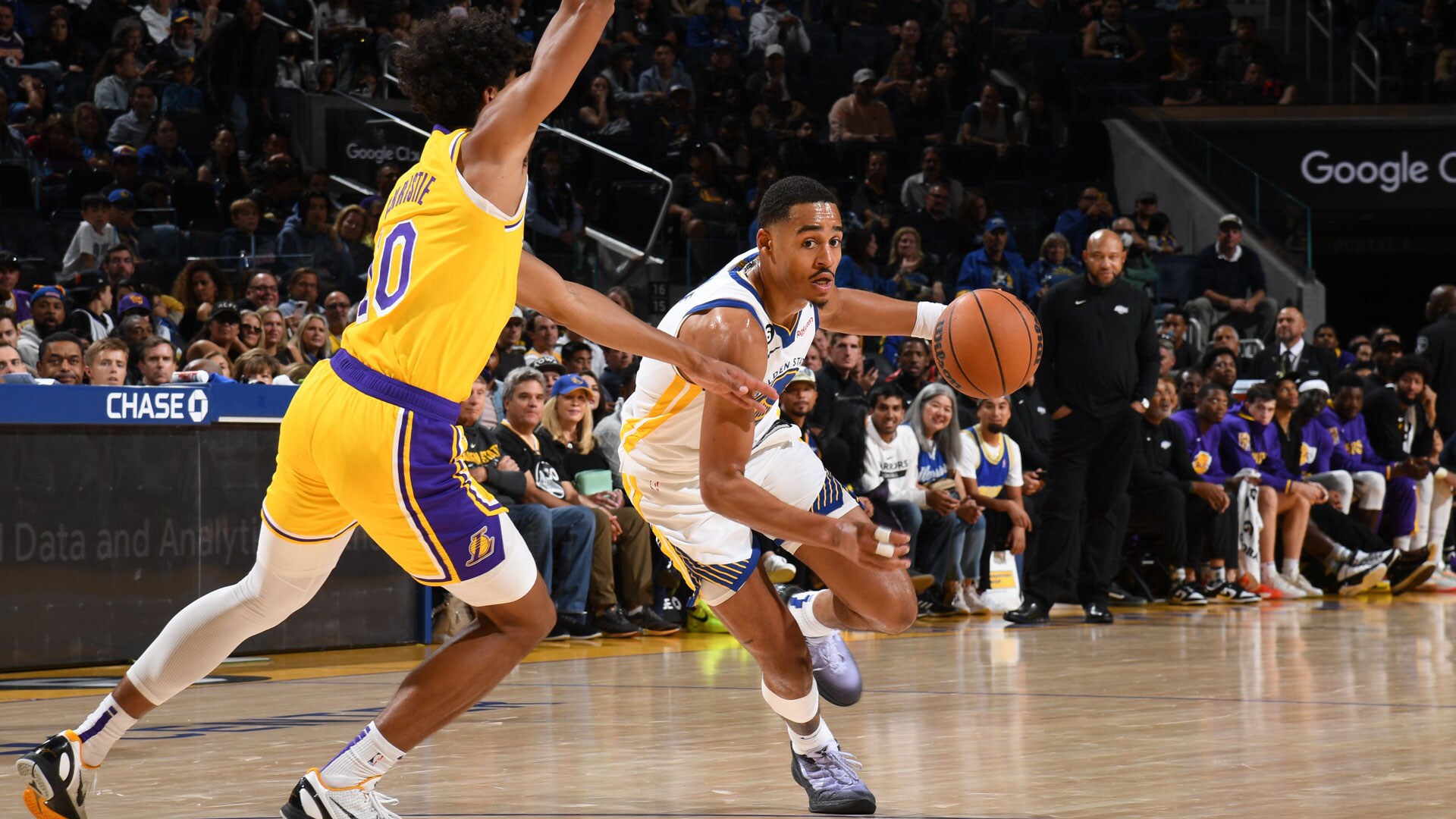 Warriors Fall Short To Lakers In Preseason Home Opener | Golden State ...