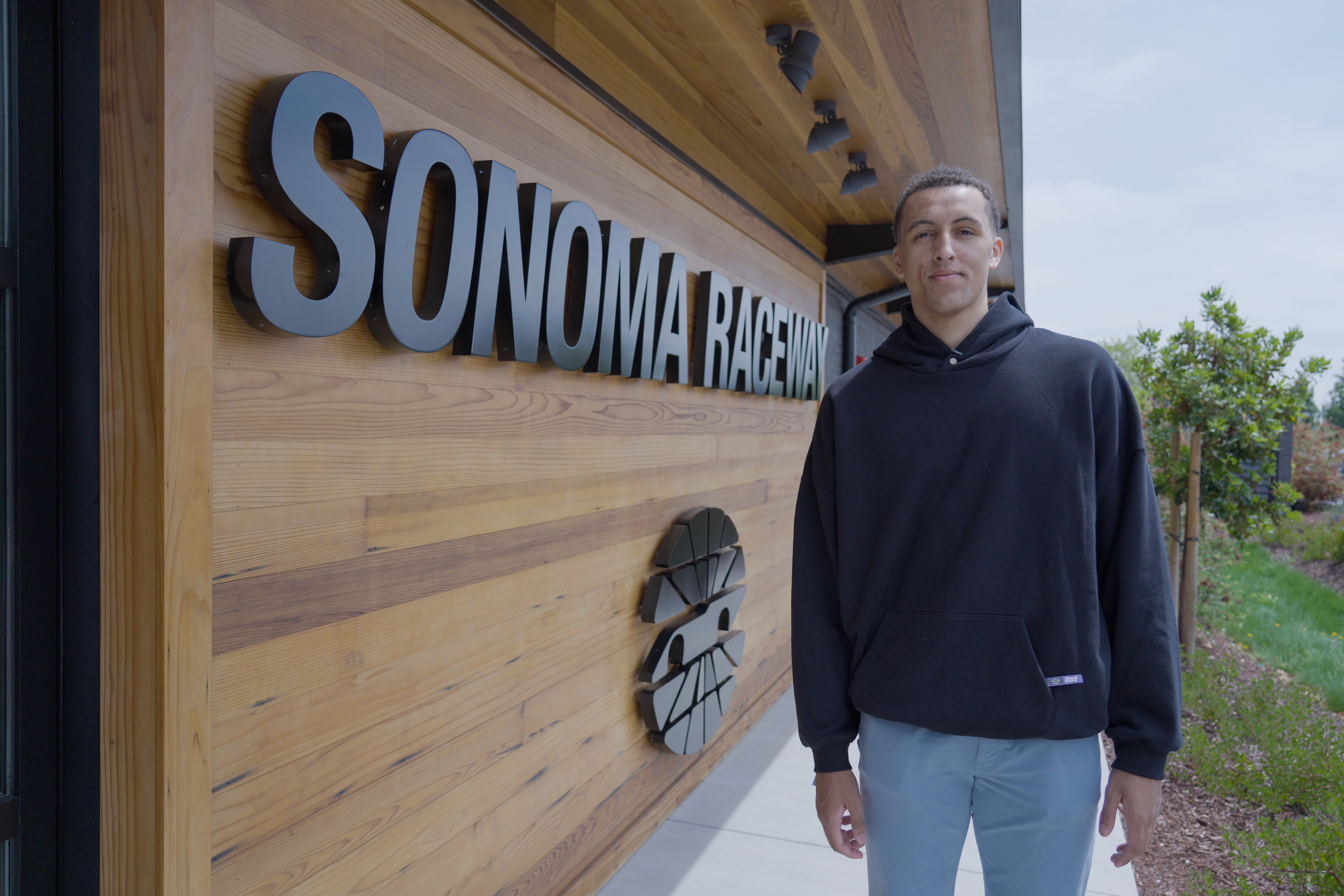 Patrick Baldwin Jr. and Moses Moody Visit Sonoma Raceway