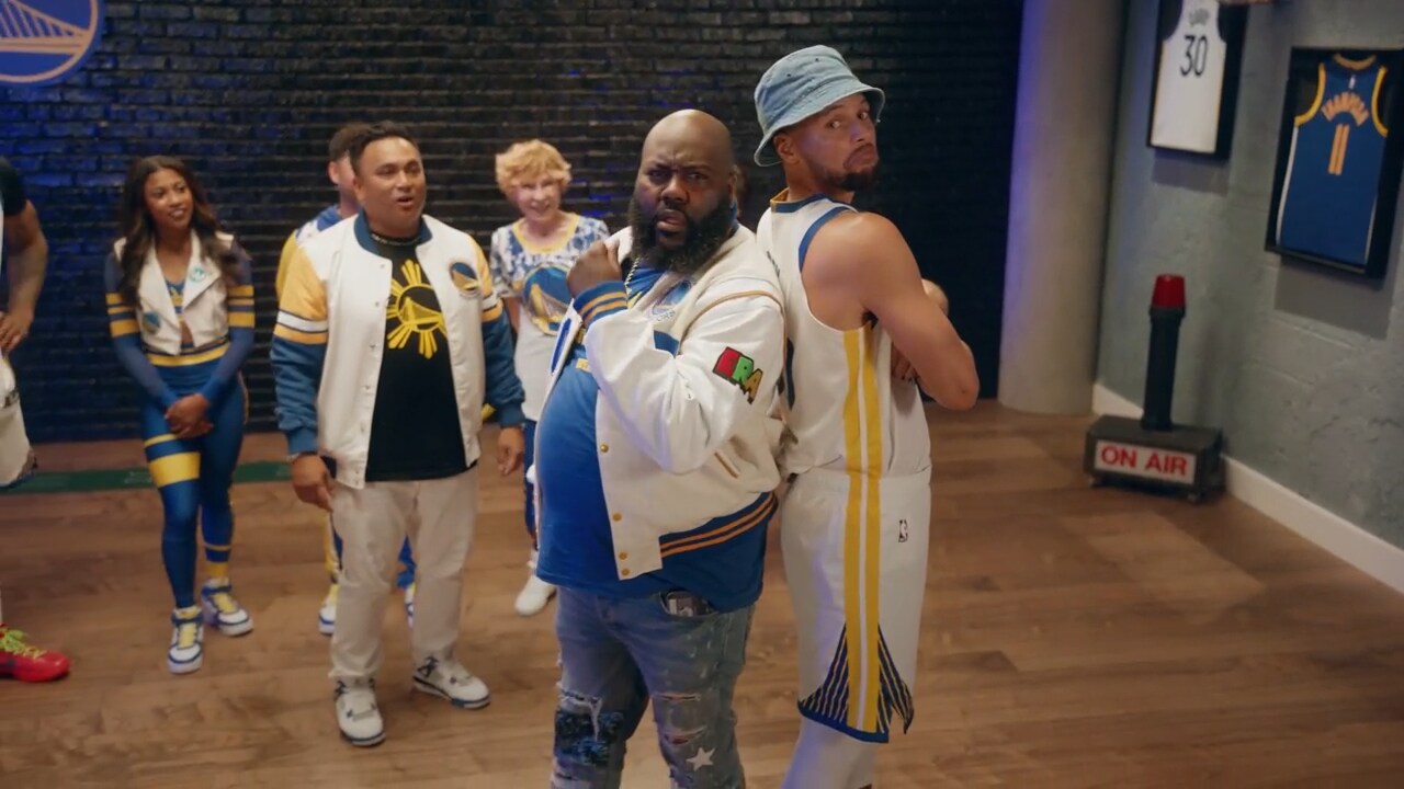 Handshake Battle: Stephen Curry/Mistah F.A.B. vs. Gary Payton II/P-Lo