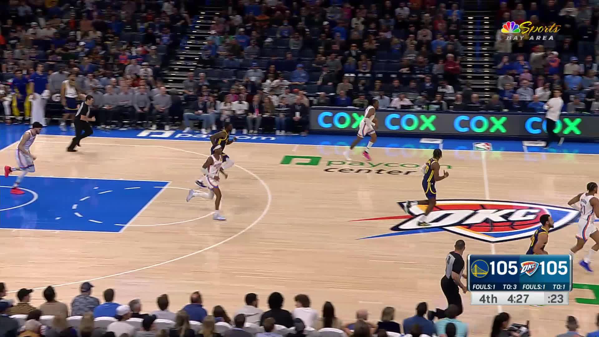 Golden State Warriors vs Oklahoma City Thunder Dec 8, 2023 Game Summary