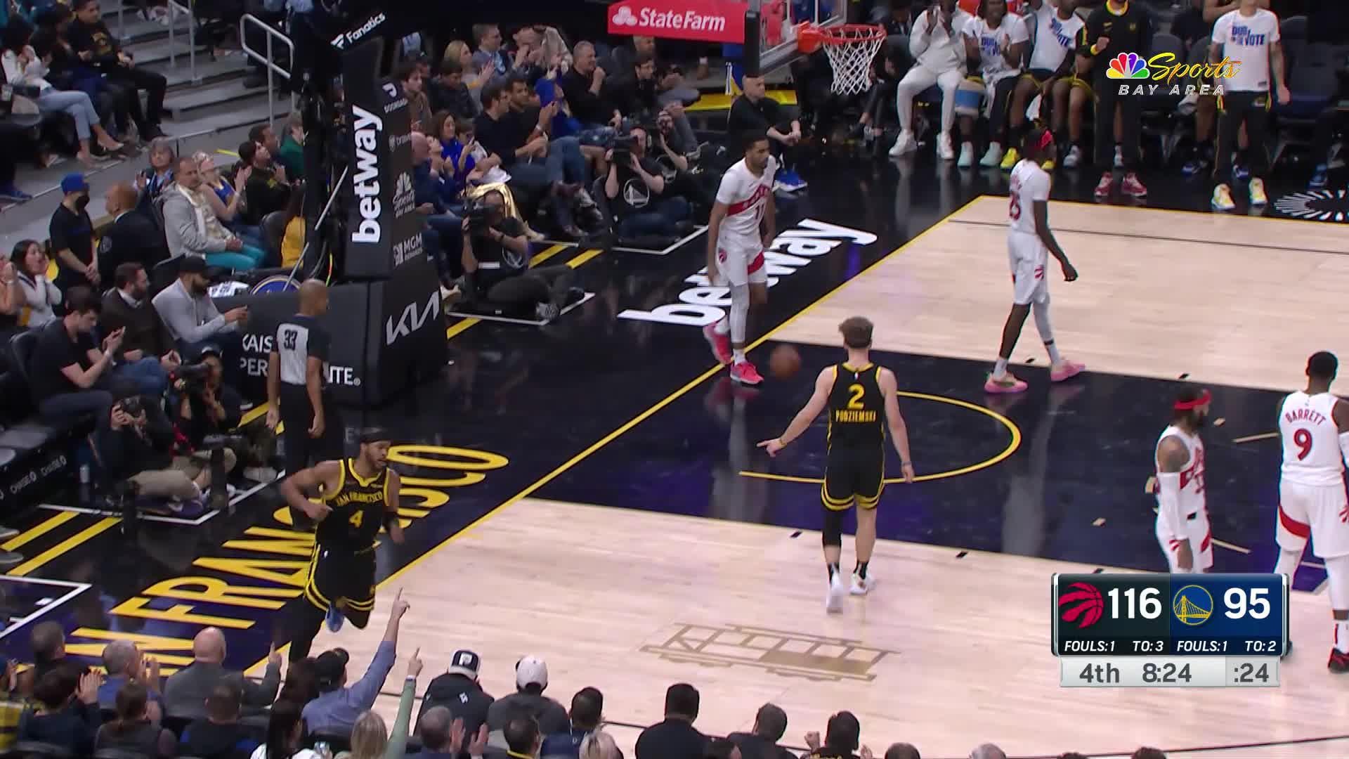 Toronto Raptors vs Golden State Warriors Jan 7, 2024 Game Summary