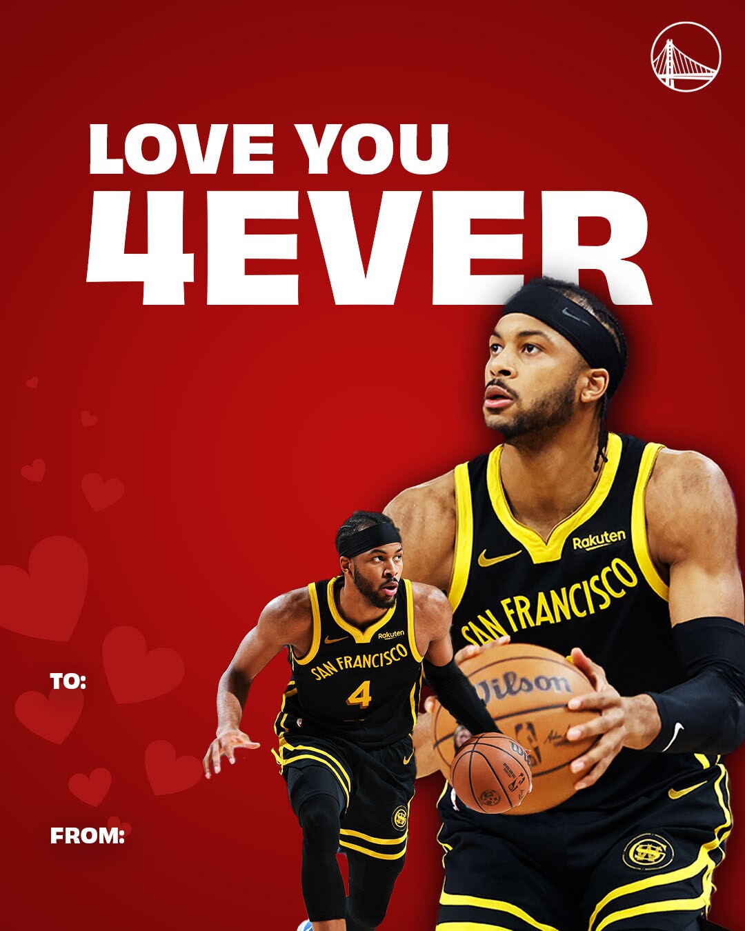 Warriors Valentines: 2024 Collection | Golden State Warriors