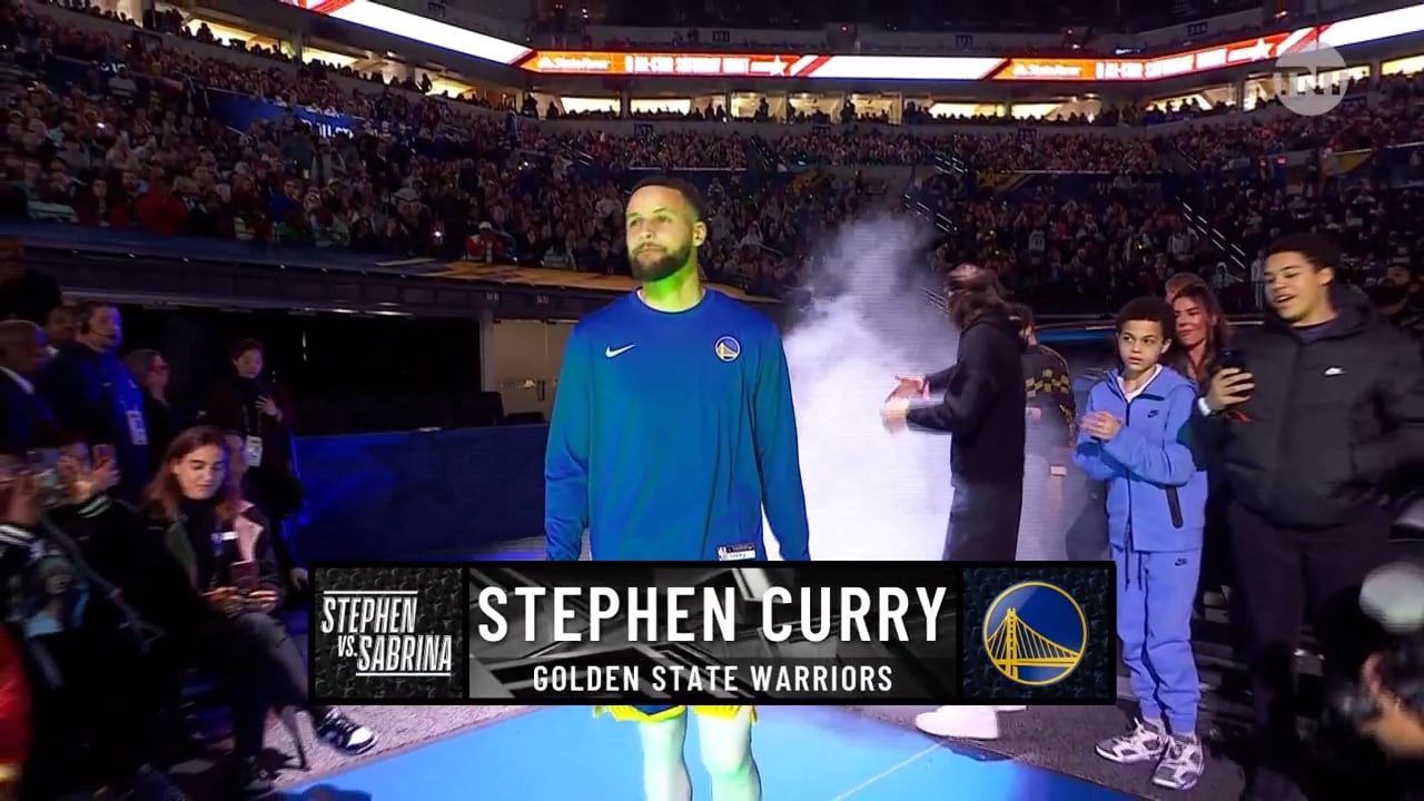 Stephen Curry Before Sabrina vs. Stephen Challenge | Golden State Warriors