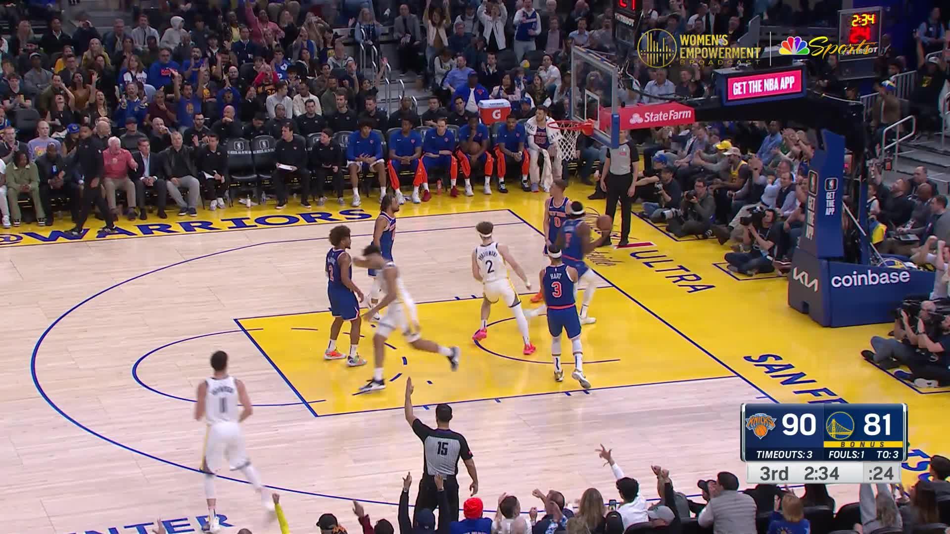 New York Knicks vs Golden State Warriors Mar 18, 2024 Game Summary ...