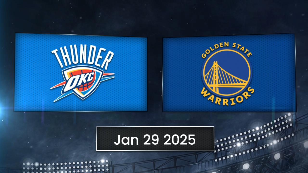 Oklahoma City Thunder vs Golden State Warriors Jan 29, 2025 Game Summary