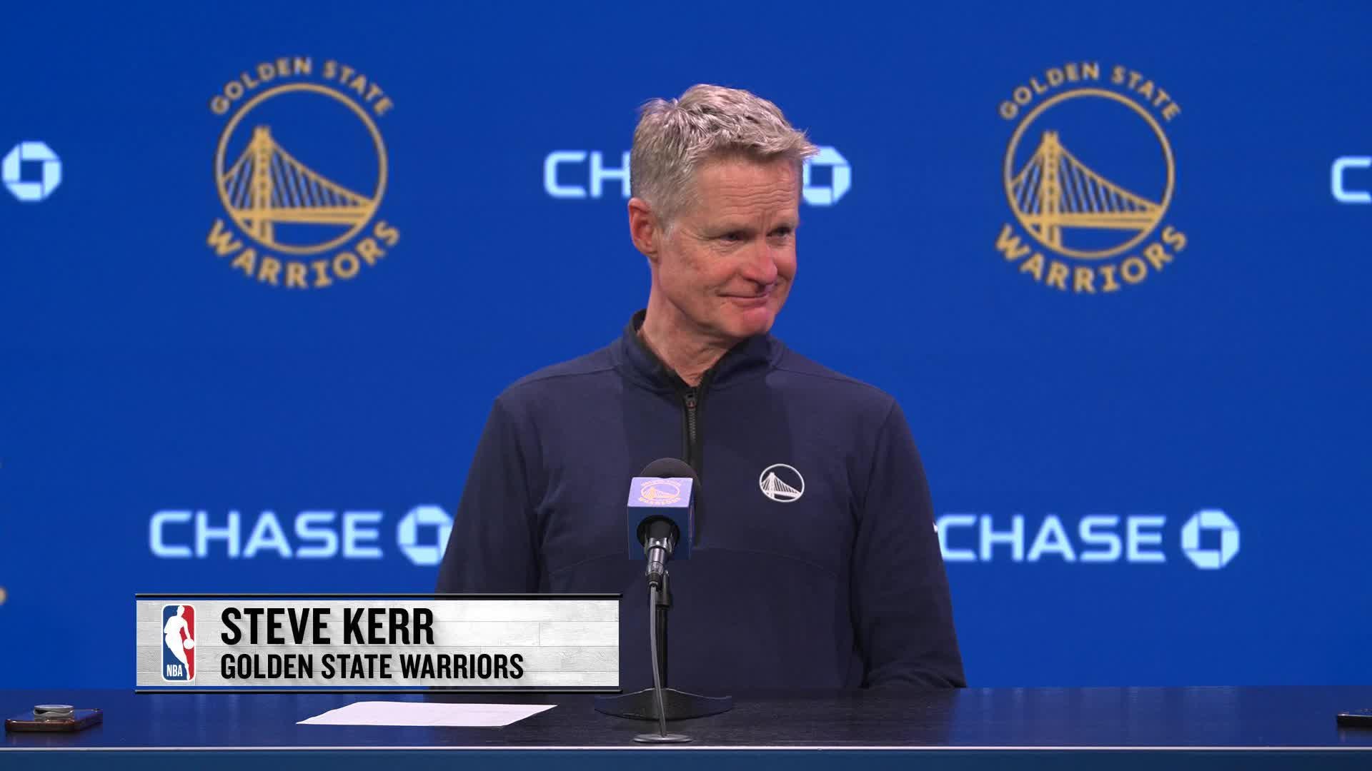 Postgame Warriors Talk: Steve Kerr - 1/2/25 | Golden State Warriors