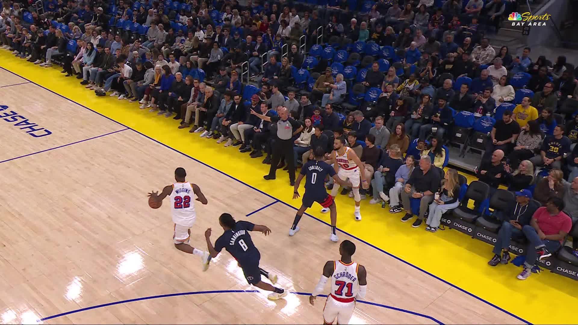Andrew Wiggins with the must-see play! | Golden State Warriors