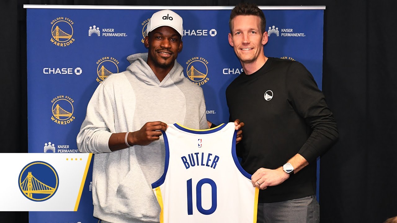 Warriors Talk: Jimmy Butler's First Press Conference with Golden State ...