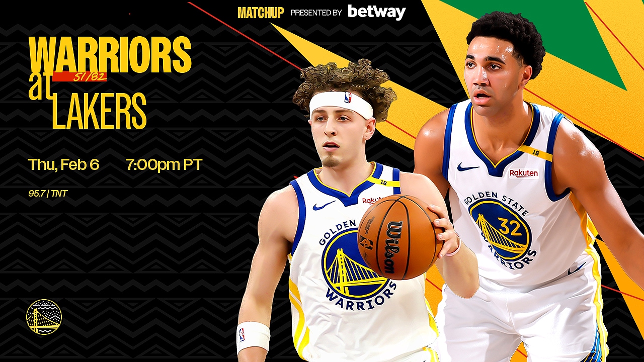 Game Preview: Warriors at Los Angeles Lakers - 2/6/25