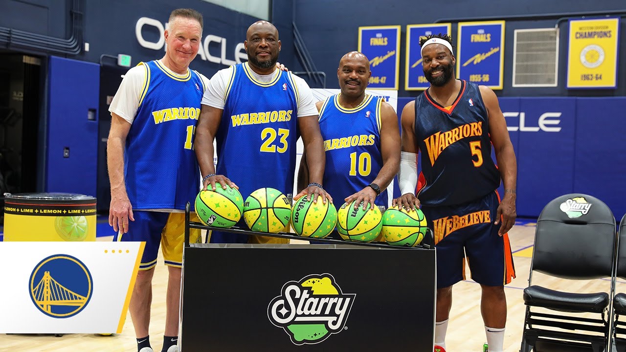 Warriors Legends Compete in Ultimate 3-Point Contest | Starry Alumni ...
