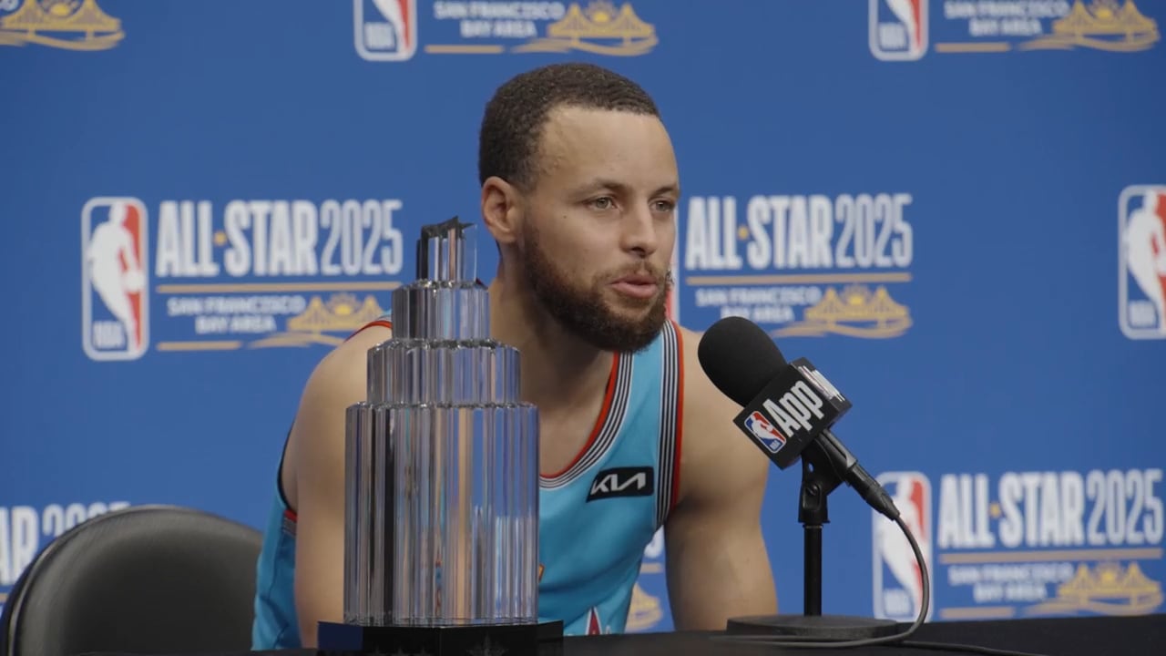 Stephen Curry Postgame Interview After Winning NBA All-Star Game MVP ...