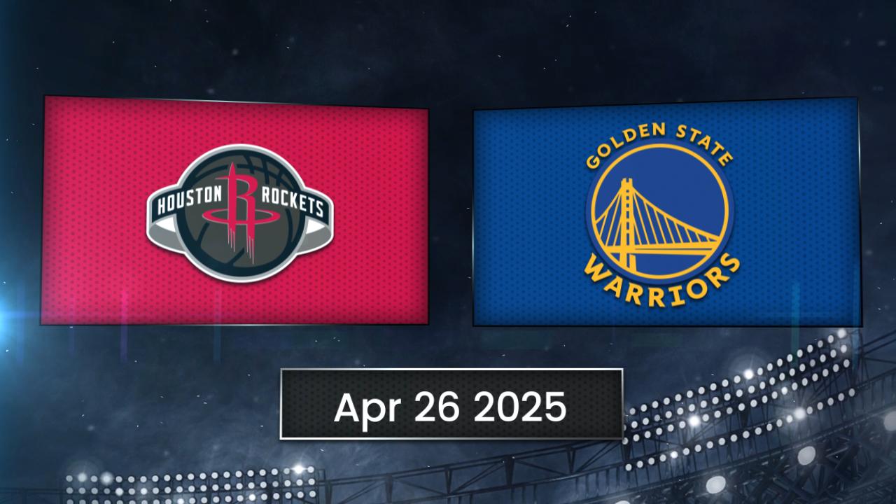 Houston Rockets vs Golden State Warriors Apr 26, 2025 Game Summary