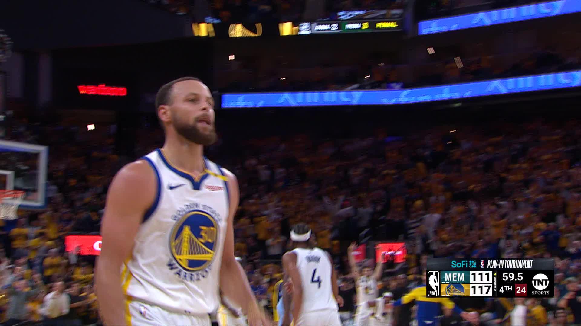 Stephen Curry nails it from behind the arc | Golden State Warriors