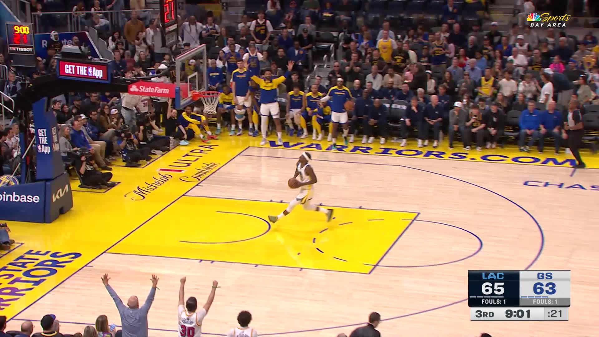 Jimmy Butler hammers it home | Golden State Warriors
