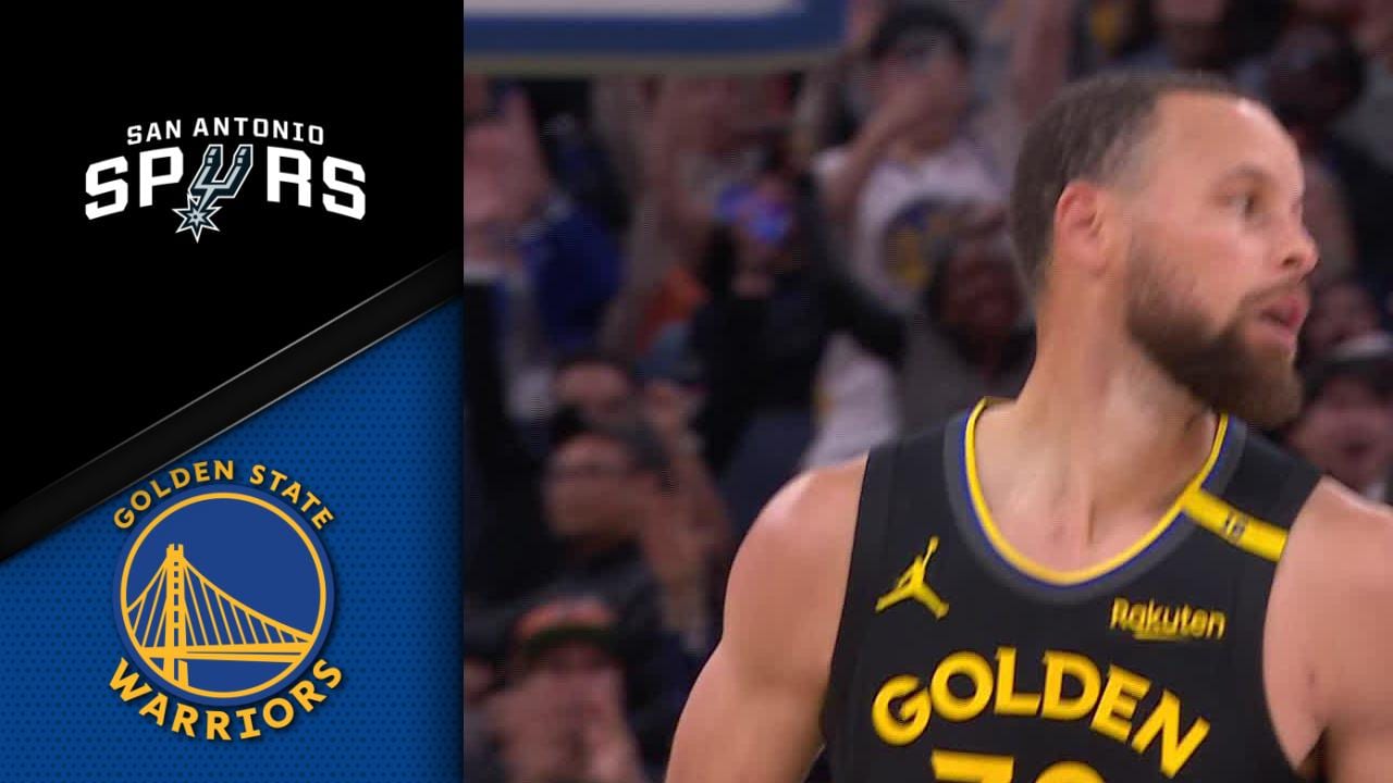 Golden State Warriors Highlights vs. San Antonio Spurs