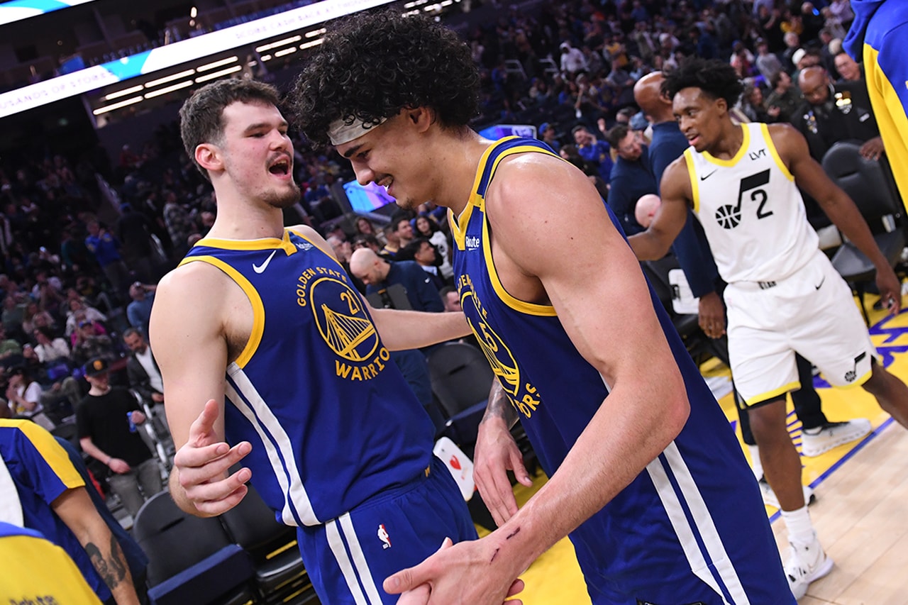 Warriors Exercise Team Options on Quinten Post and Gui Santos