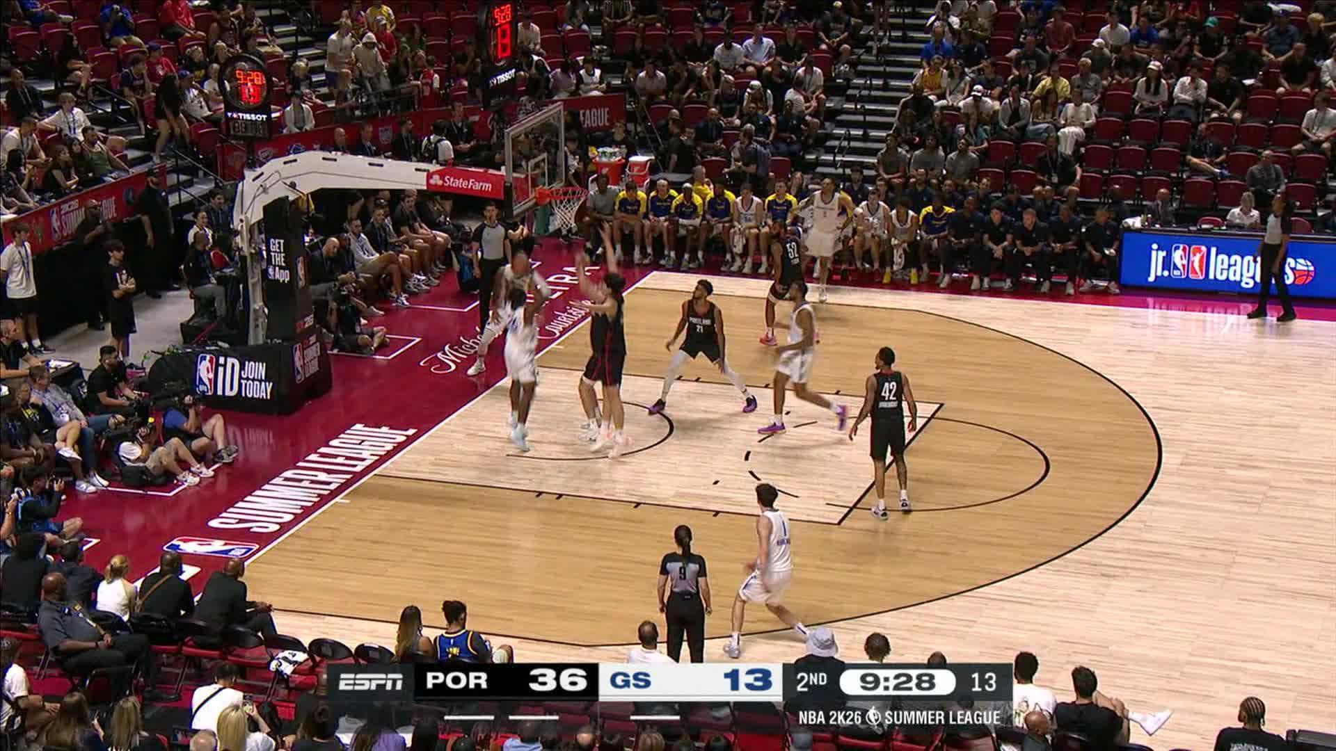 Portland Trail Blazers vs Golden State Warriors Jul 11, 2025 Game Summary