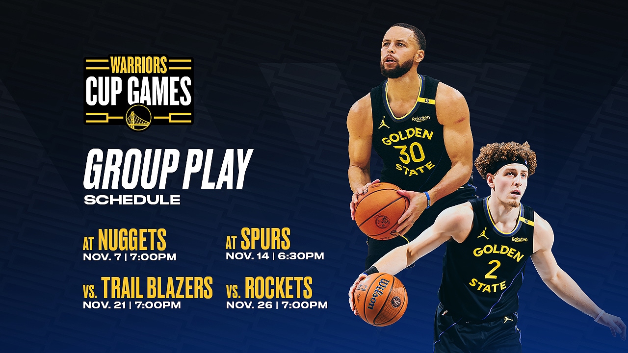 Warriors Announce Emirates NBA Cup 2025 Schedule | Golden State Warriors