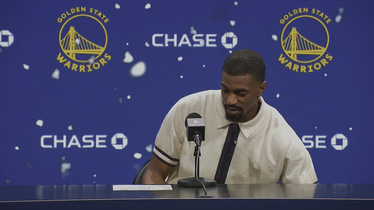 Postgame Warriors Talk: De'Anthony Melton - 12/25/2025 | Golden State ...