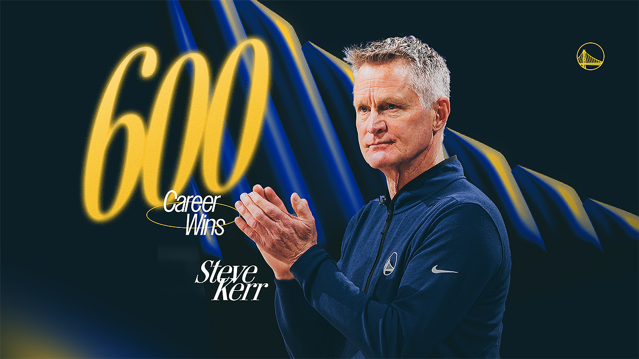 Warriors Head Coach Steve Kerr Earns 600th Career Win