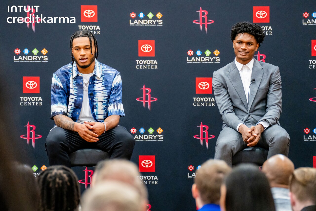 Rockets Sign Rookies Amen Thompson and Cam Whitmore | Houston Rockets