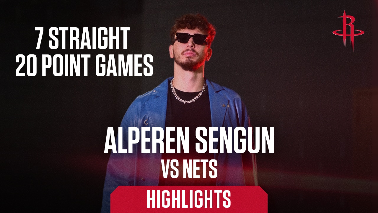 Alperen Sengun 7 Straight 20 Point Games | Houston Rockets