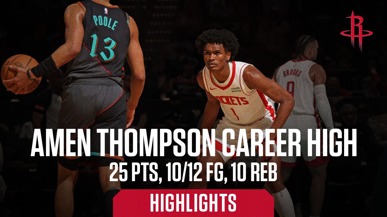 Amen Thompson | Houston Rockets | NBA.com