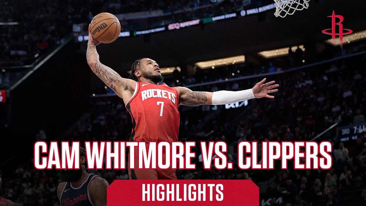 Cam Whitmore (14 points) Highlights vs. LA Clippers | Houston Rockets