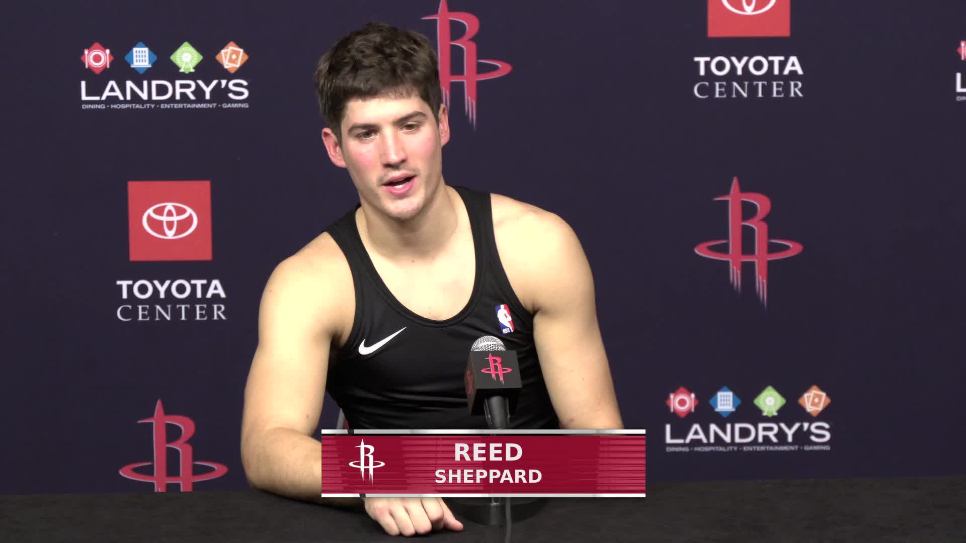 Press Conference by Reed Sheppard | Houston Rockets