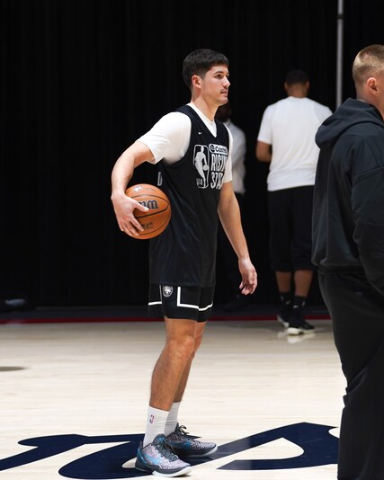 Rising Stars Practice - Reed Sheppard / Tristen Newton | Houston Rockets