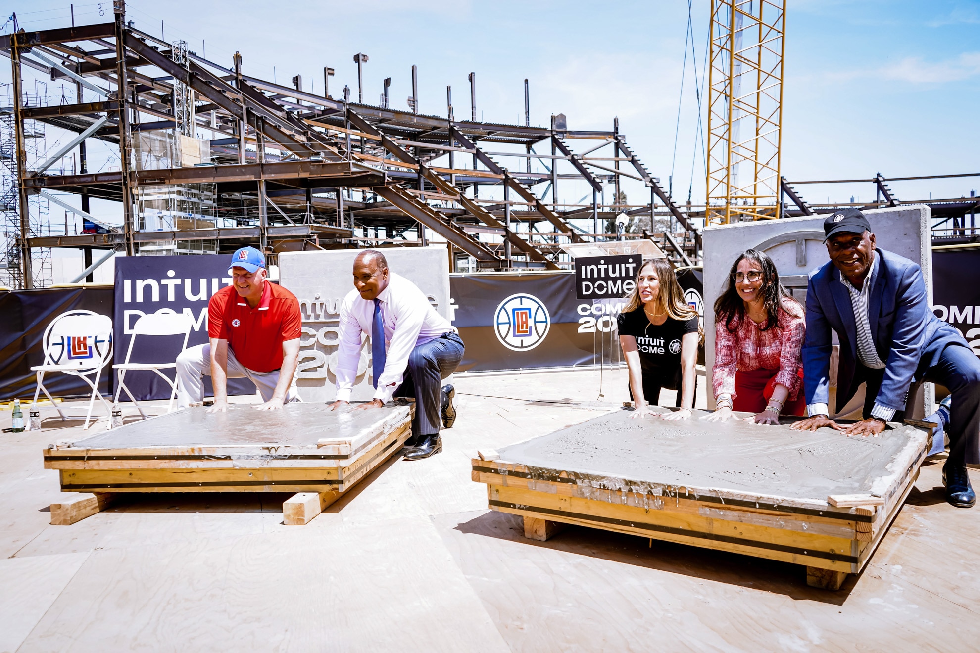 Intuit Dome's Concrete Frame Construction Photo Gallery | NBA.com