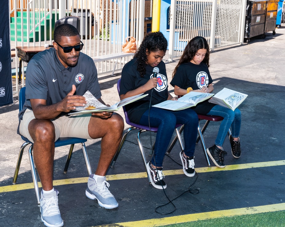 Read to Achieve School Visits | LA Clippers